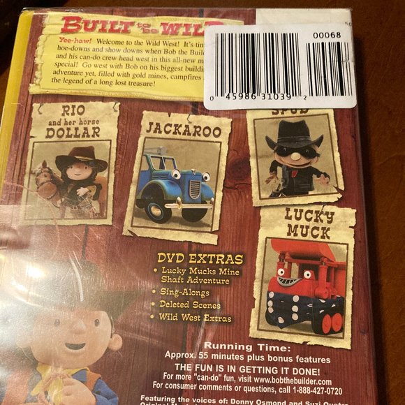 HIT ENTERTAINMENTS | Other | Bob The Builder Dvd Built Be Wild New Many ...